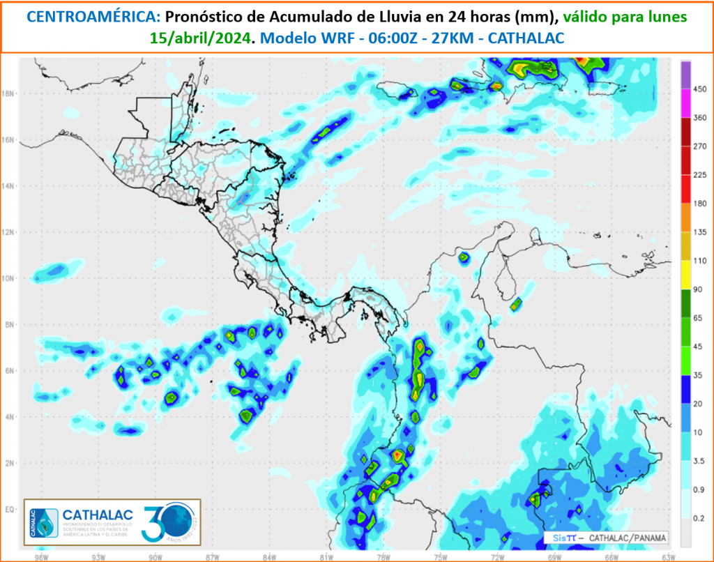 Pronóstico Numérico del Tiempo WRF – CATHALAC