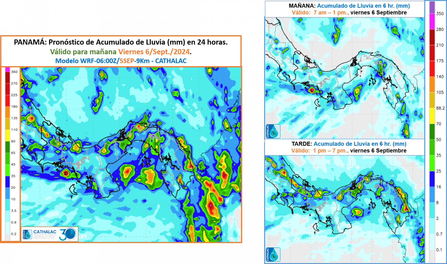 Pronóstico Numérico del Tiempo WRF – CATHALAC