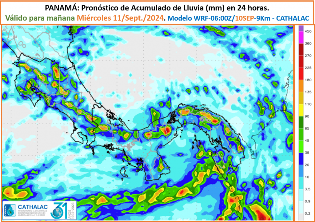 Pronóstico Numérico del Tiempo WRF – CATHALAC
