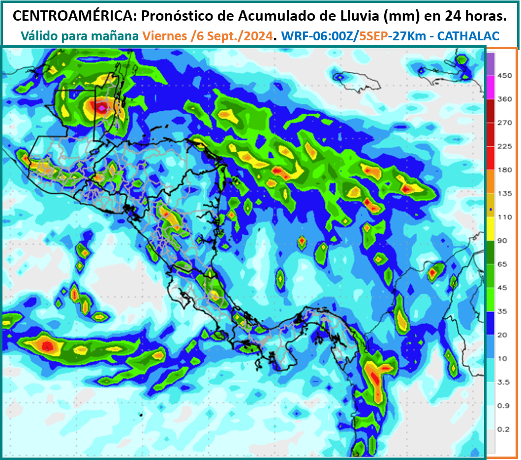 Pronóstico Numérico del Tiempo WRF – CATHALAC
