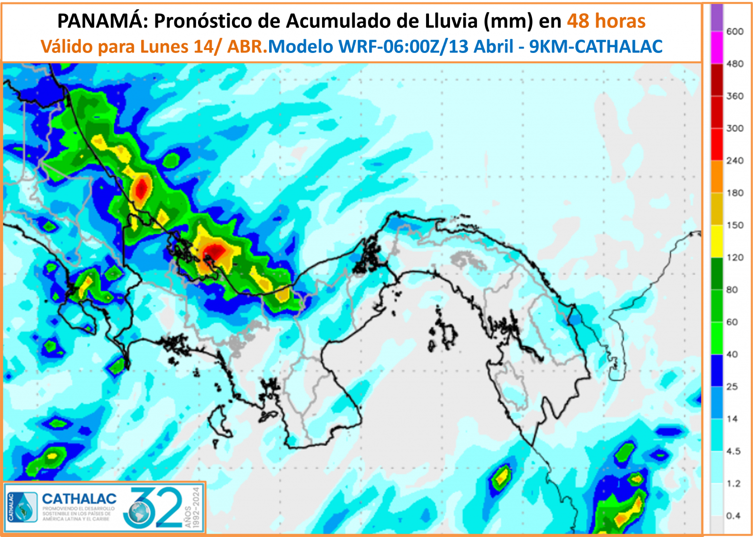 Pronóstico Numérico del Tiempo WRF – CATHALAC